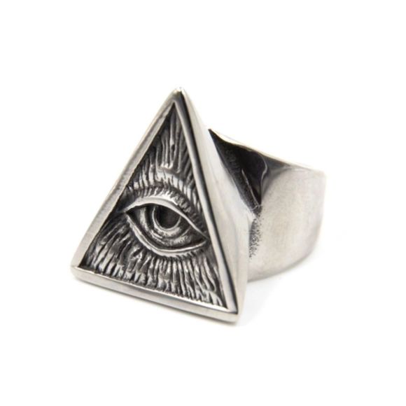 Paper & Quartz | Jewelry | Illuminati Statementring In Heritage Silver ...